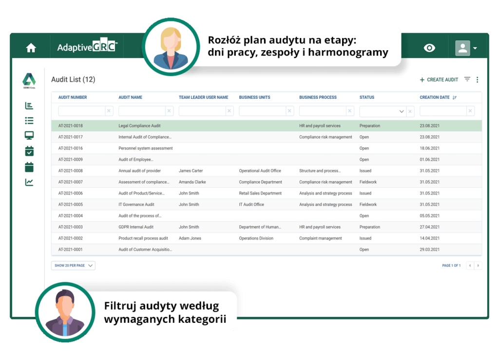 Zintegrowana platforma GRC | AdaptiveGRC